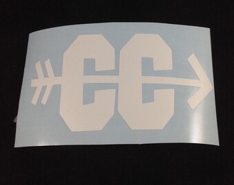 Cross Country Decal School Colors | Etsy