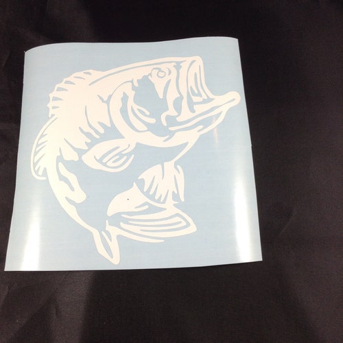 Bass Fish Decal 4x4 - Etsy