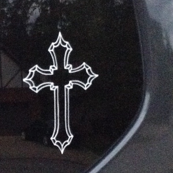 Cross Decal - Etsy