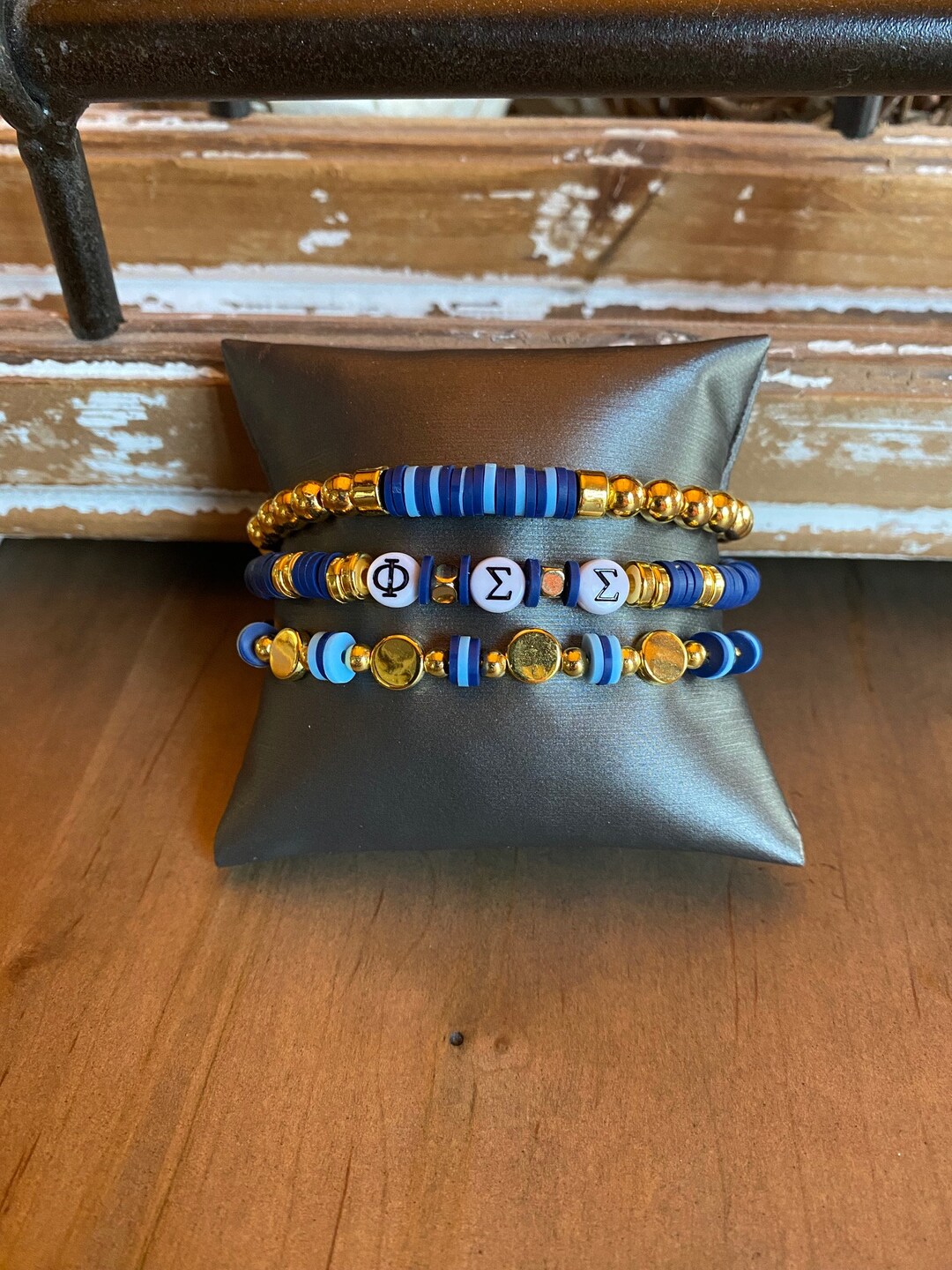 Phi Sigma Sigma Custom Bracelet-officially Licensed-sorority Greek ...