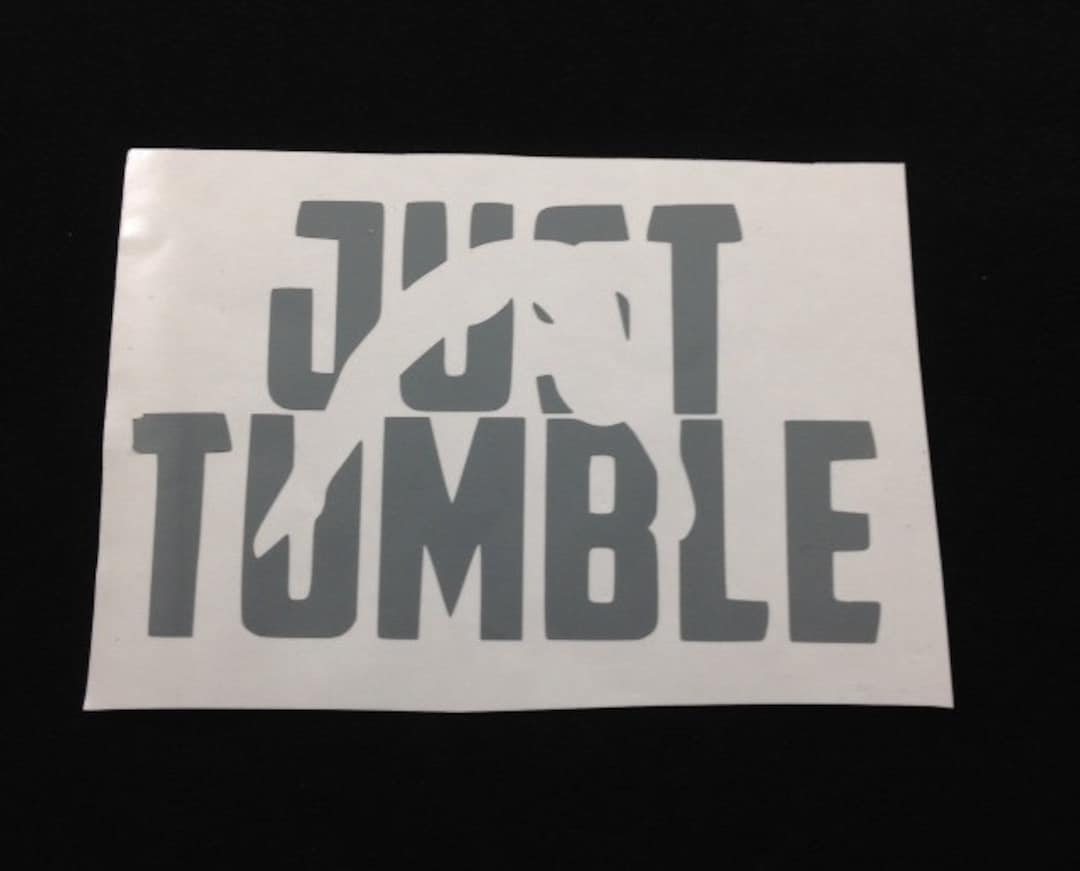 Just Tumble Gymnastics Decal 2x3.5" - Etsy