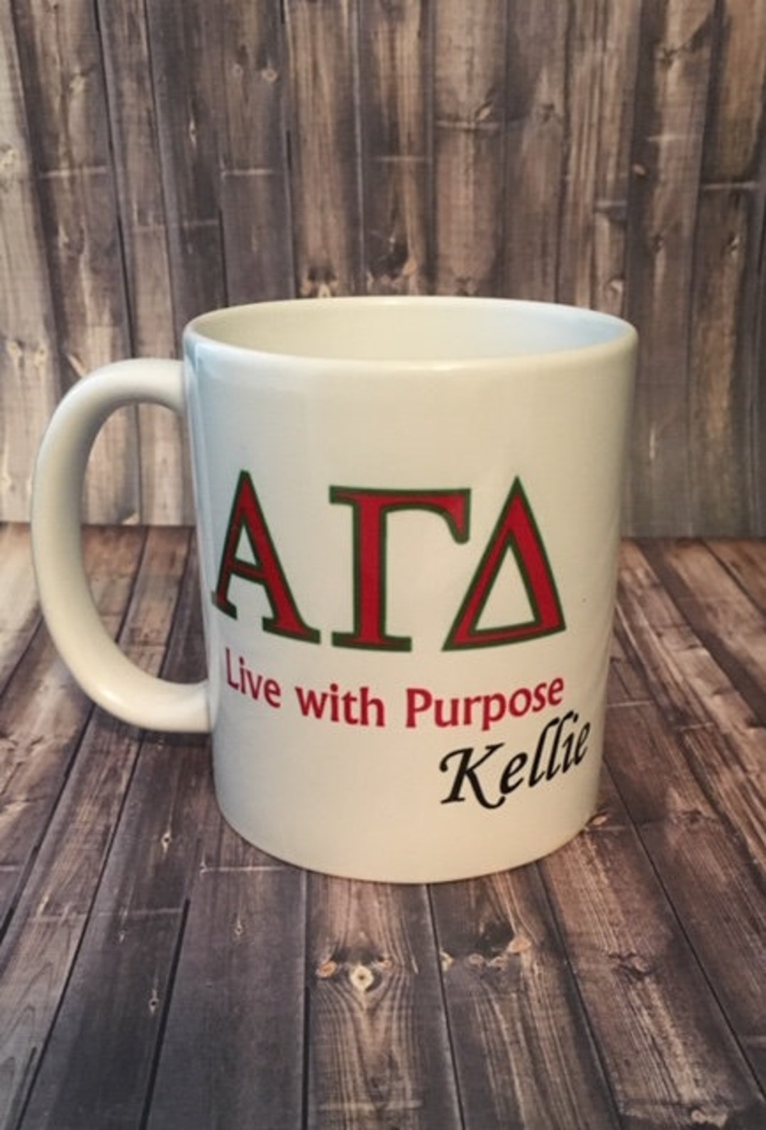 Alpha Gamma Delta Personalized Coffee Mug 3 Different Sizes Available ...