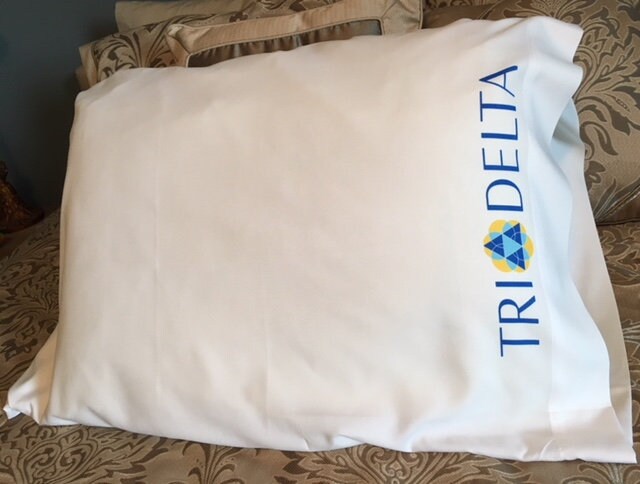 Delta Delta Delta/tri Delta Sorority Standard Pillowcase - Etsy