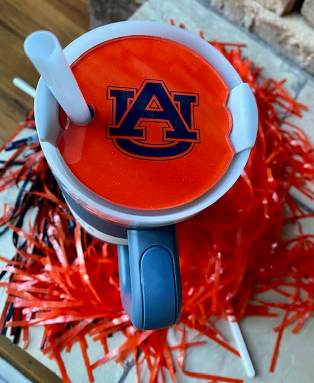 Personalized Auburn University Cup Tumbler Topper/auburn War Eagle Cup ...