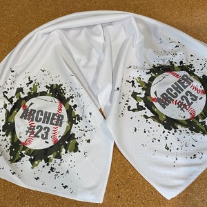 Baseball /baseball Team/baseballtravel Team Personalized Cooling Towel ...