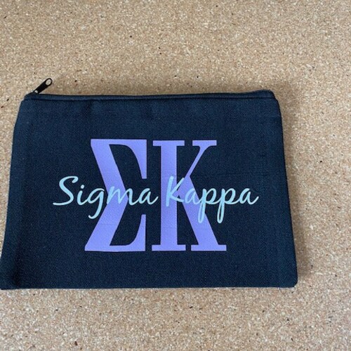Sigma Kappa With Script Baseball Cap | Etsy