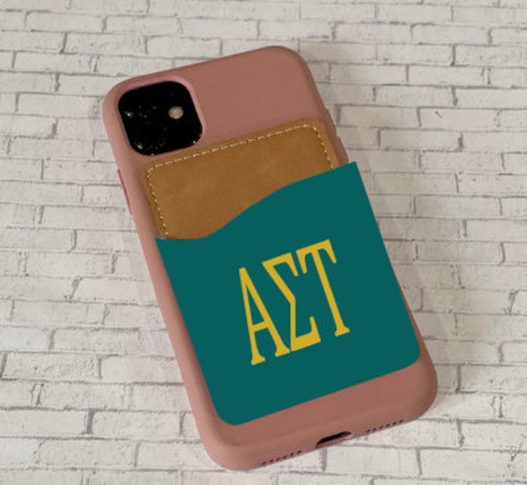 Alpha Sigma Tau Cell Phone Card Caddy/alpha Sigma Tau Cell Phone Holder ...