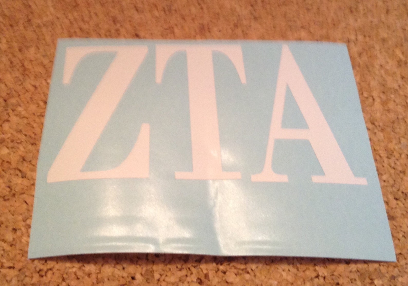 Zeta Tau Alpha SororityDecal 3x4 | Etsy