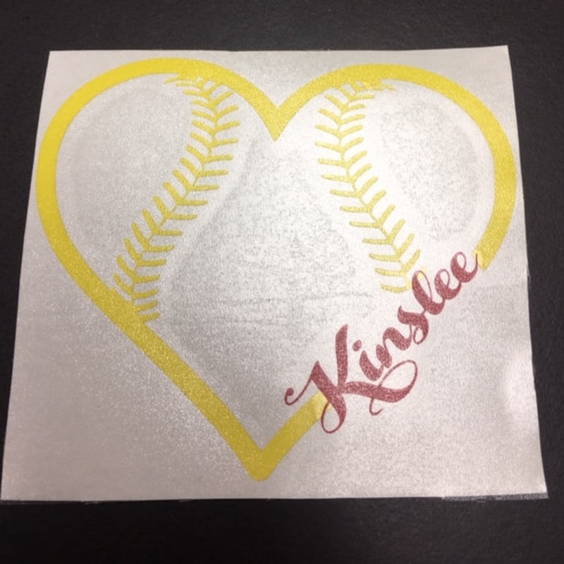 Softball Decal - Etsy