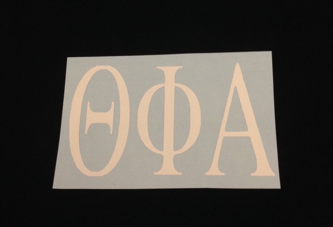 Theta Phi Alpha Sorority Decal 2x3" - Etsy