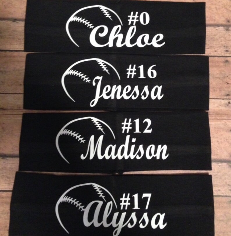 Softball 2.5 Personalized Name/team Name Softball/ | Etsy