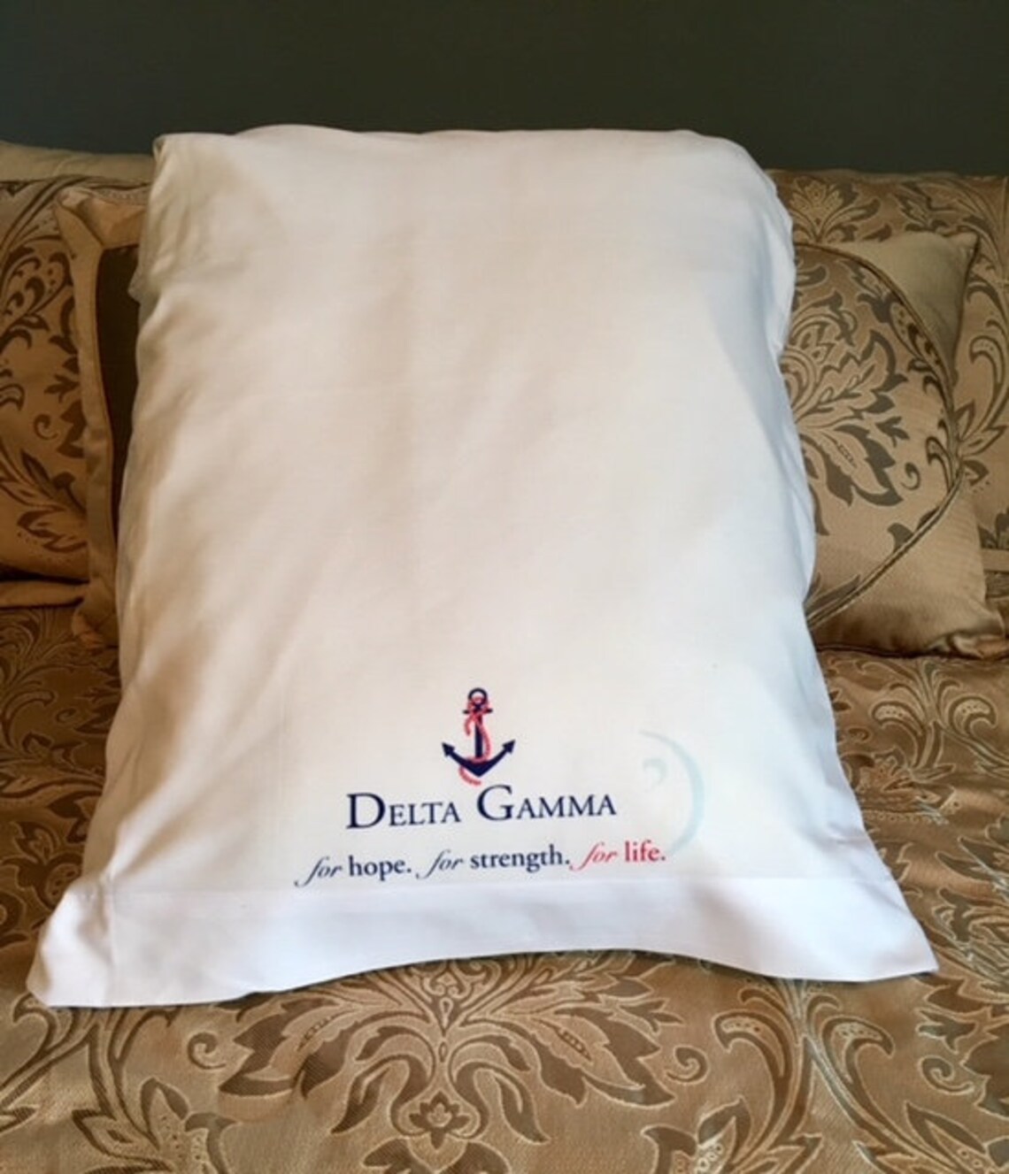 Delta Gamma Anchor Sorority Standard Pillowcase - Etsy