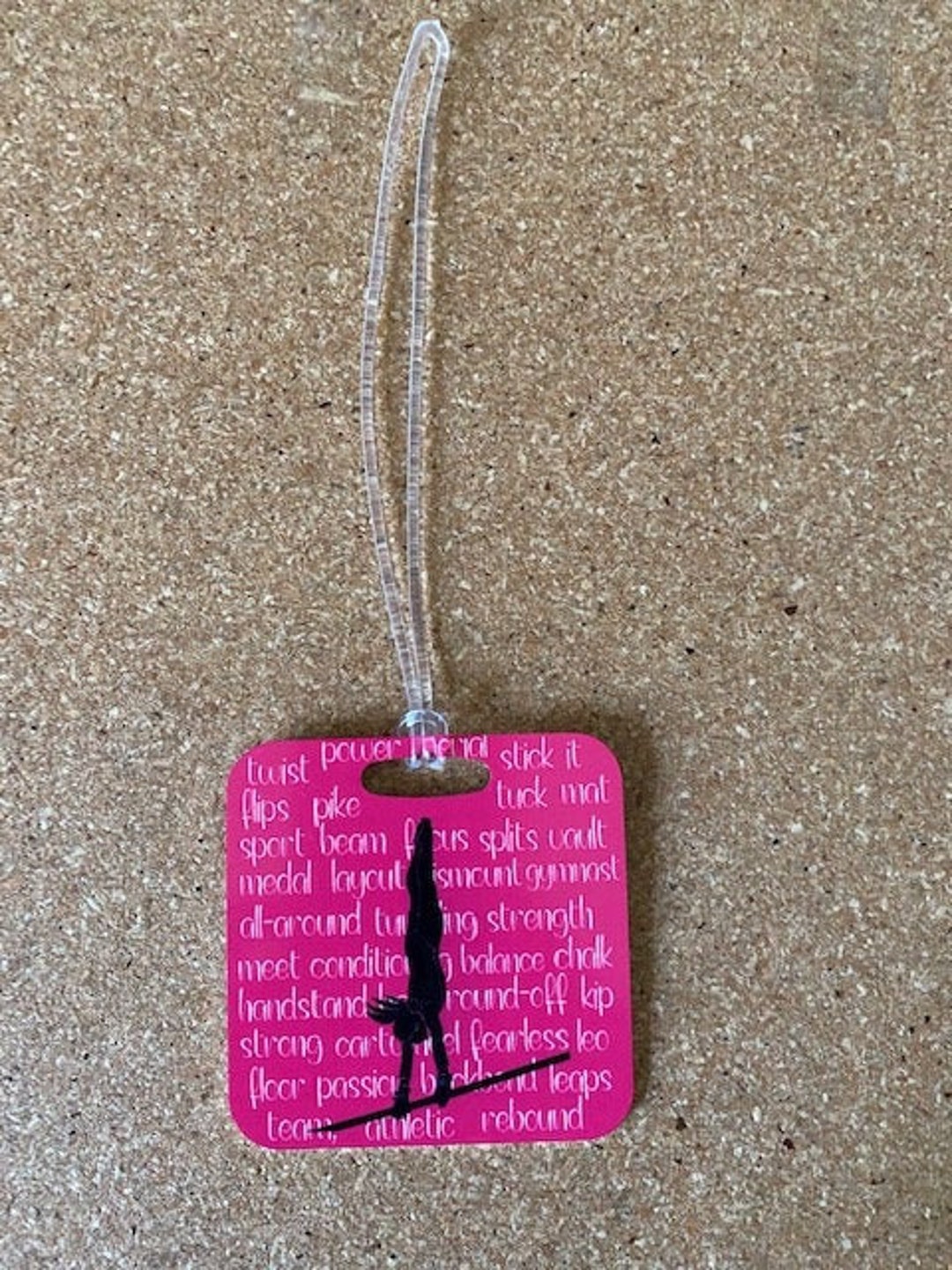 Gymnastics/gymnastics Team/gymnast/ Sports Team Personalized Square ...