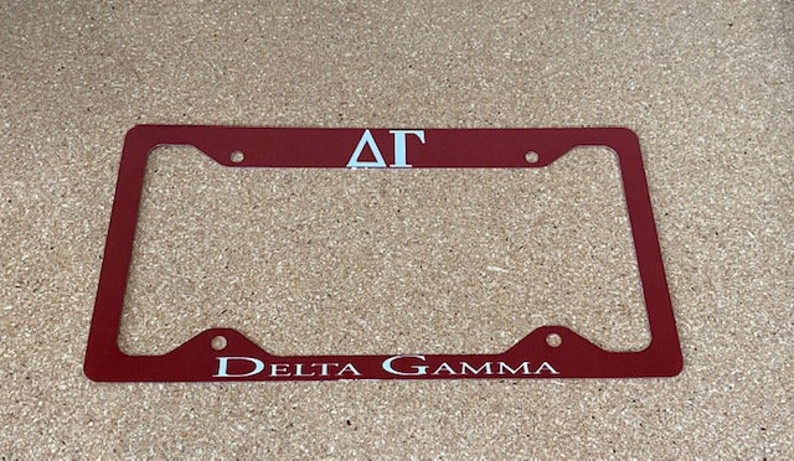 Custom Sorority License Plate Frame - Etsy