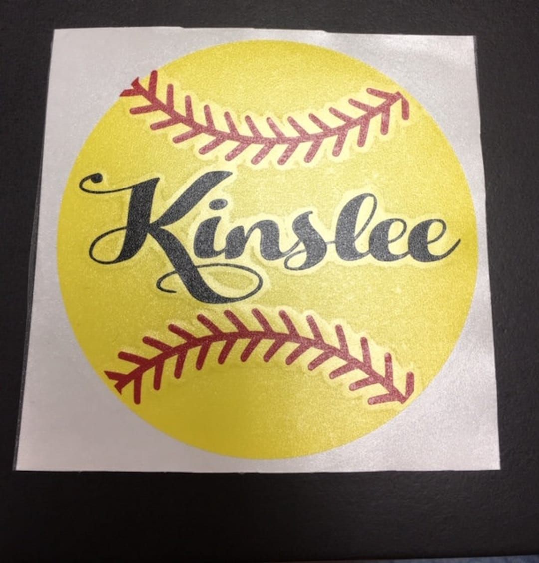 Softball and Name Decal/softball Team Decal/softball Travel Team Decal ...