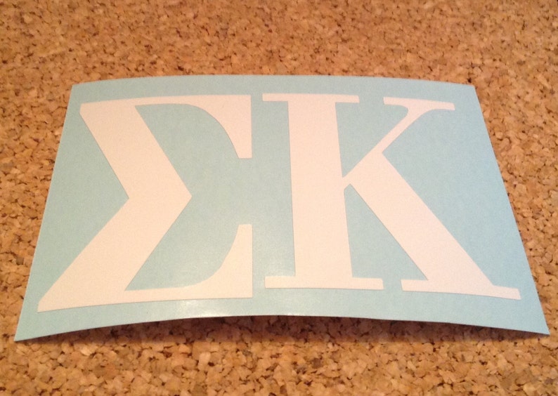 Sigma Kappa SororityDecal 3x4 | Etsy
