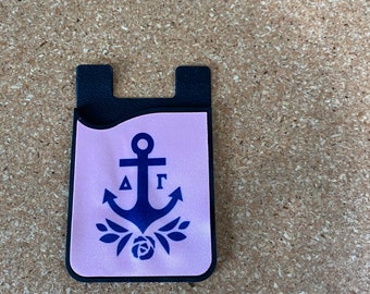 Alpha Gamma Delta Cell Phone Card Caddy/card Carry - Etsy