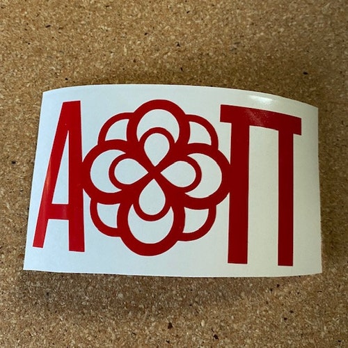 Alpha Omicron Pi Infinity Rose Stitch Apparel Sorority - Etsy