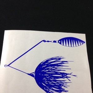 Spinner Bait Fishing Decal 3.5x5" - Etsy