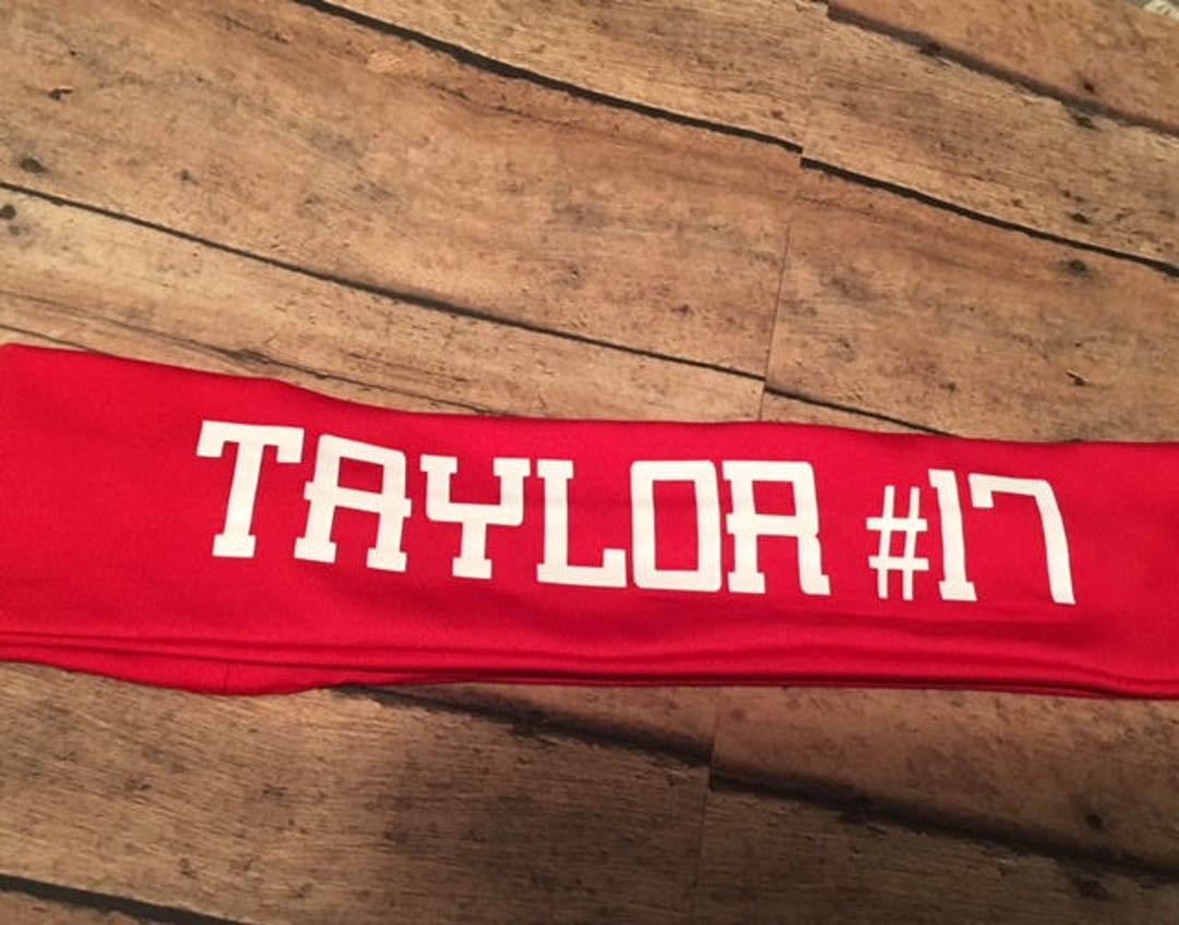 Personalized 2" Wide Silicone Line High Quality Stretch Sports Team ...