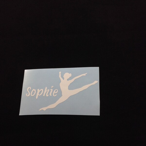 Dancer Vinyl Decal - Etsy