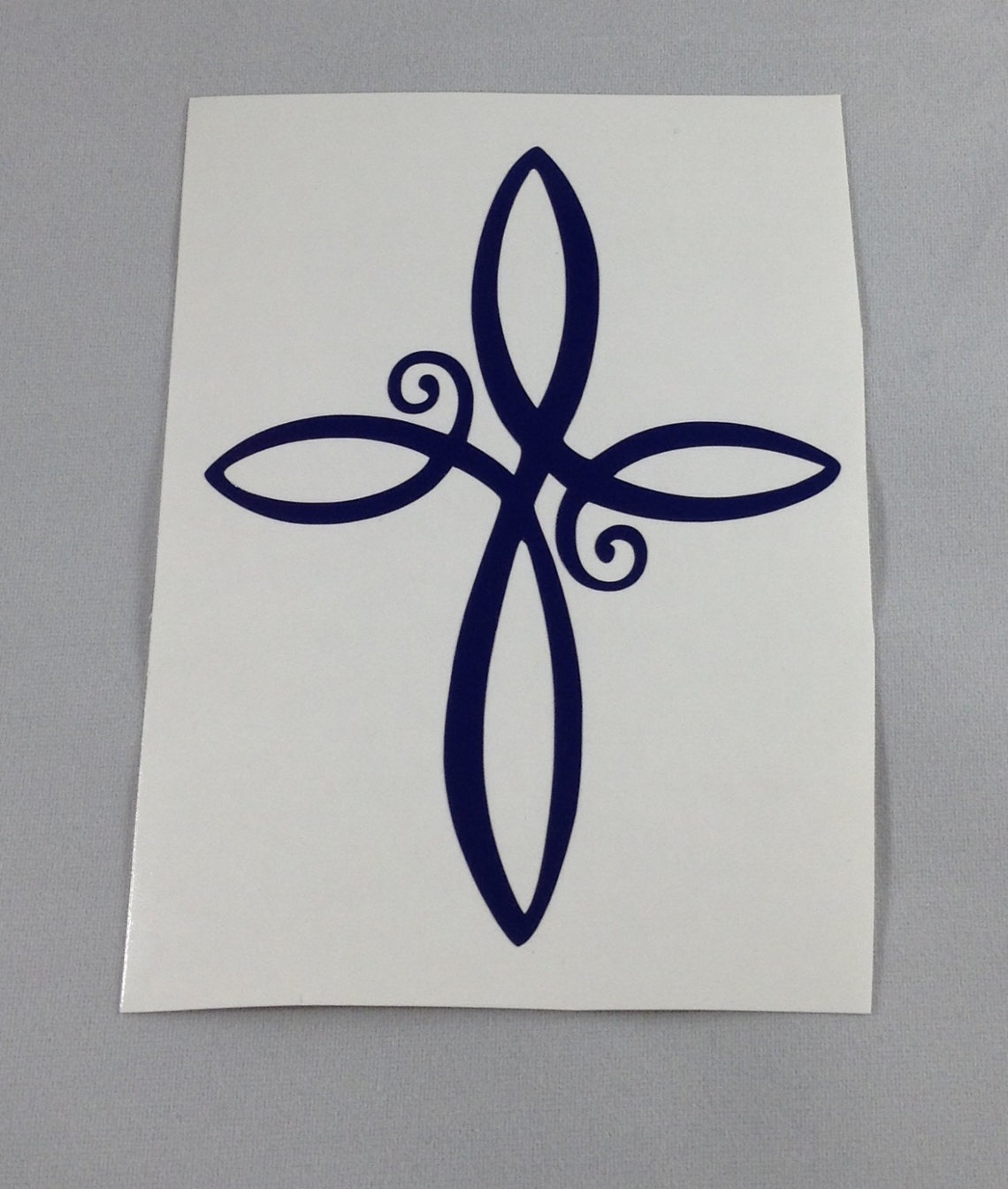 Cross Decal 3x4 - Etsy