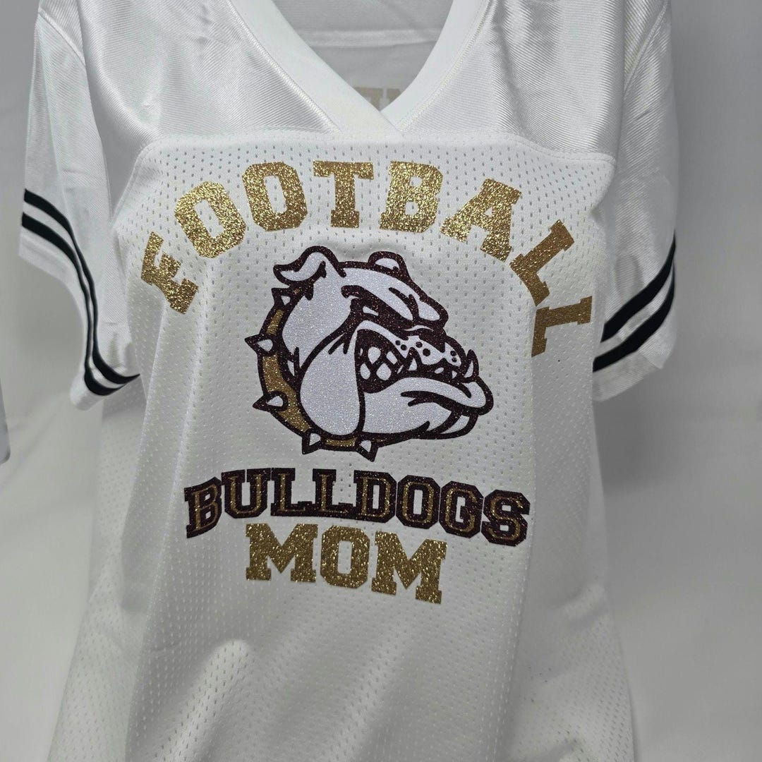 Bling Glitter Football Mom Jersey: Custom Bedazzled Team Shirt - Etsy