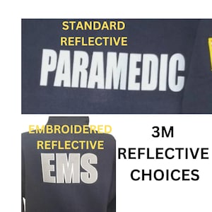 Reflective EMS Emt or Paramedic Jobshirt Jacket, With Radio Pocket, and ...