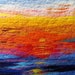 ROMANTIC SUNSET, Felt Wall Art, Needle Felted Sunset Wool Painting ...