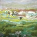 Green Fields Landscape Wool Painting, Abstract Felt Art, Needle Felted ...