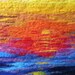 ROMANTIC SUNSET, Felt Wall Art, Needle Felted Sunset Wool Painting ...