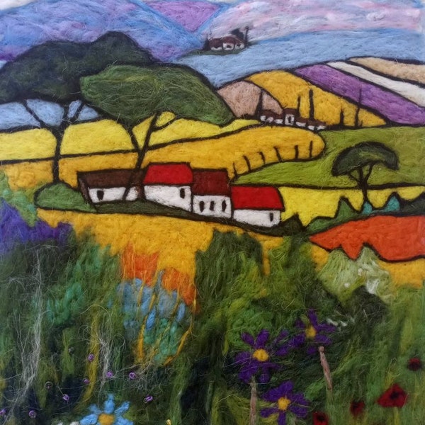 Needle Felt Art - Etsy