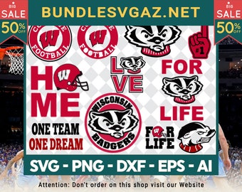 Wisconsin Logo Svg - Etsy