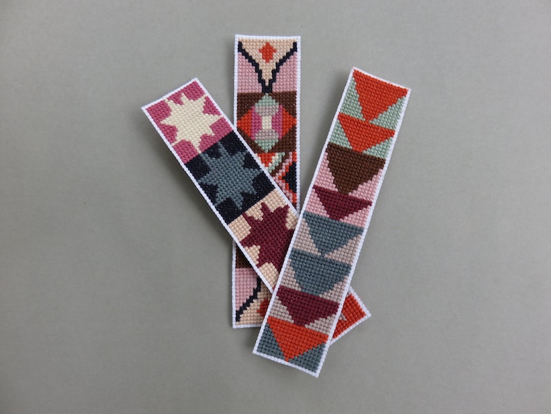Geometric Bookmark - One - Cross Stitch Pattern PDF - Etsy