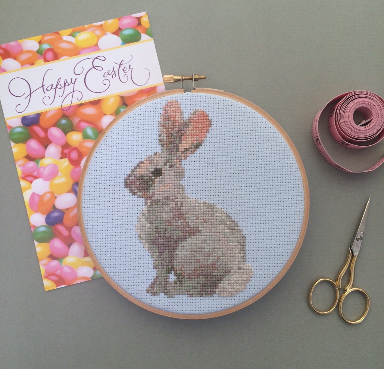 Portraits of a Rabbit Cross Stitch Pattern PDF | Etsy