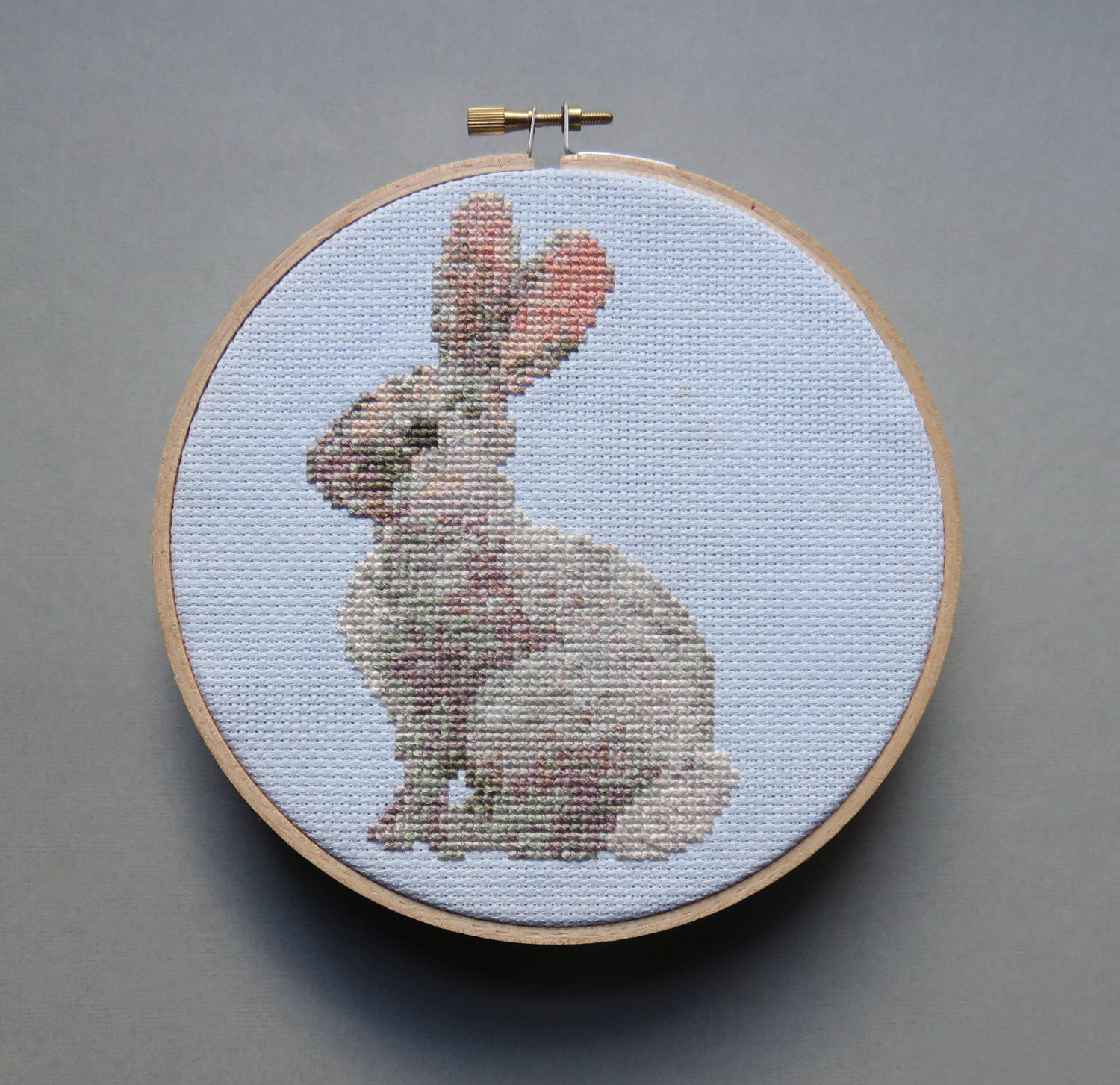 Portraits of a Rabbit Cross Stitch Pattern PDF | Etsy