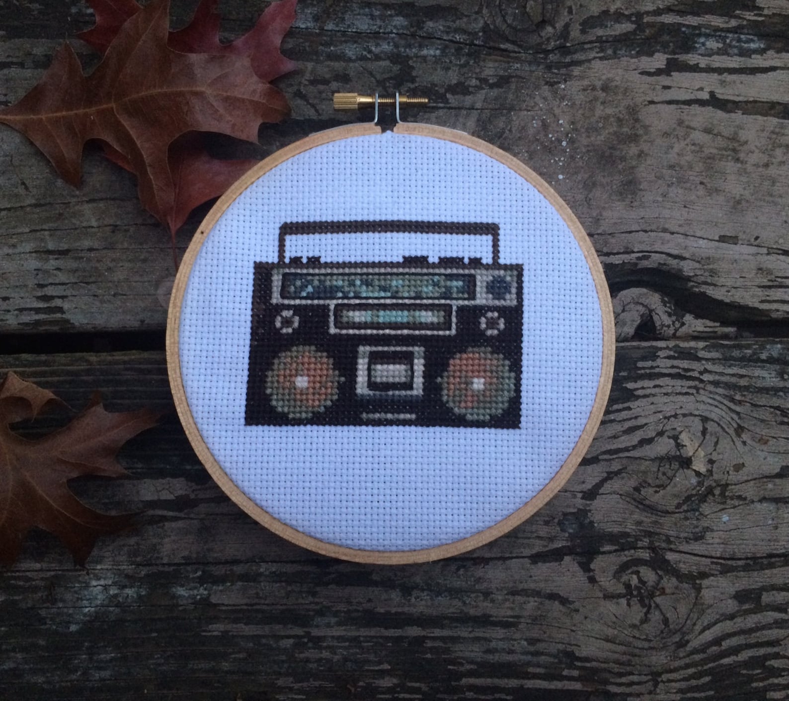 Retro Boombox - Cross Stitch Pattern PDF - Etsy