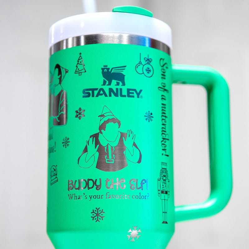 White Stanley Cup Designs - Etsy