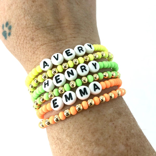 Neon Bracelet - Etsy