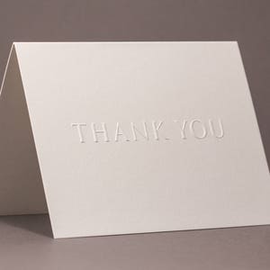 Embossed Thank You Cards Gift Set - Etsy