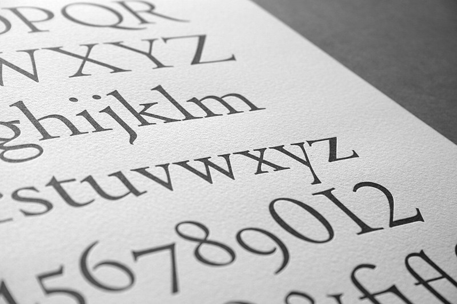 Centaur Letterpress Typography Print - Etsy