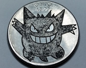 Gengar Coin - Etsy