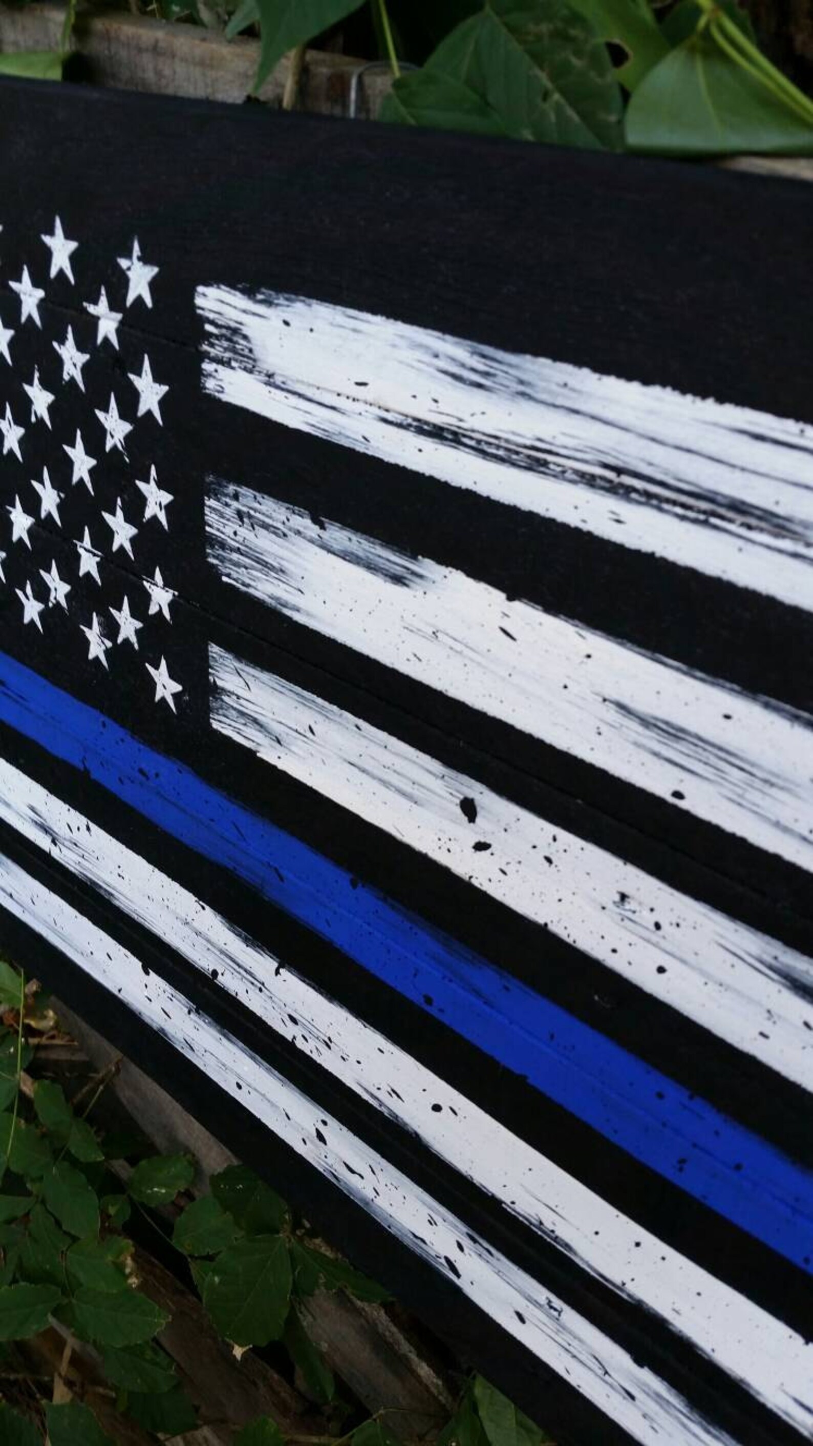 LEO Flag Thin Blue Line American Flag Police Flag - Etsy