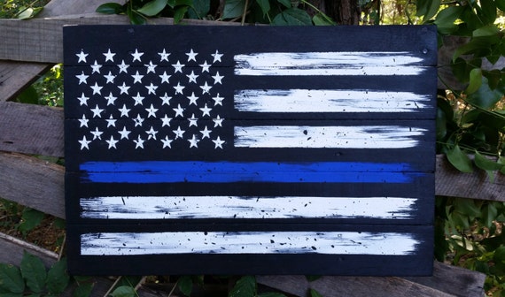 LEO Flag Thin Blue Line American Flag Police Flag | Etsy