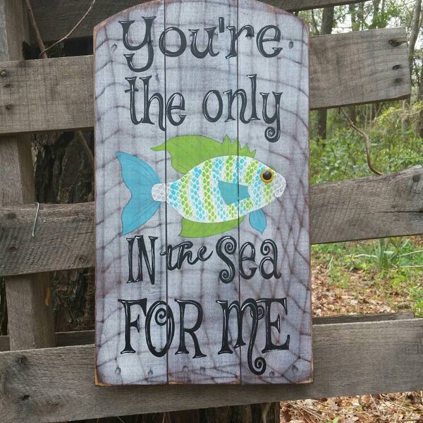 Only Fish in the Sea - Etsy