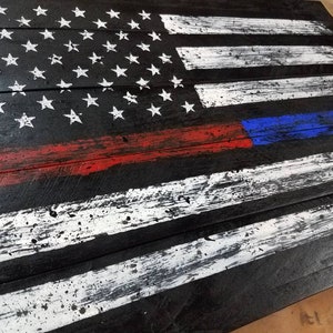 LEO Flag, Thin Blue Line American Flag, Police Flag - Etsy