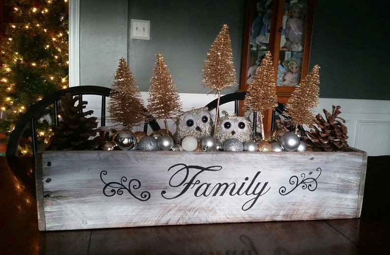 Reclaimed Wooden Planter Flower Box Hand Painted Planter - Etsy