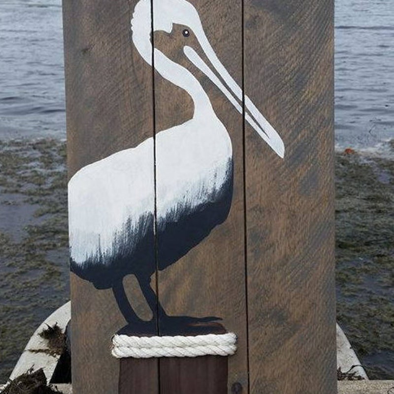 Wood Pelican - Etsy