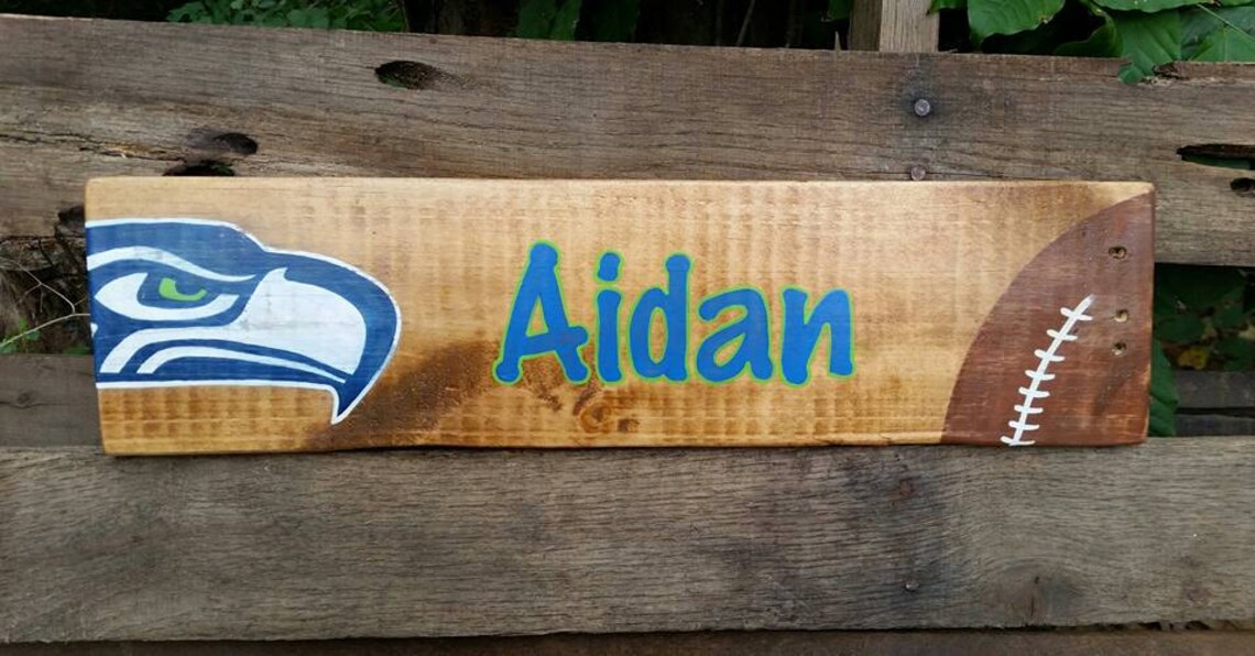 Personalized Sports Signs. Hand Painted on Reclaimed Pallet | Etsy