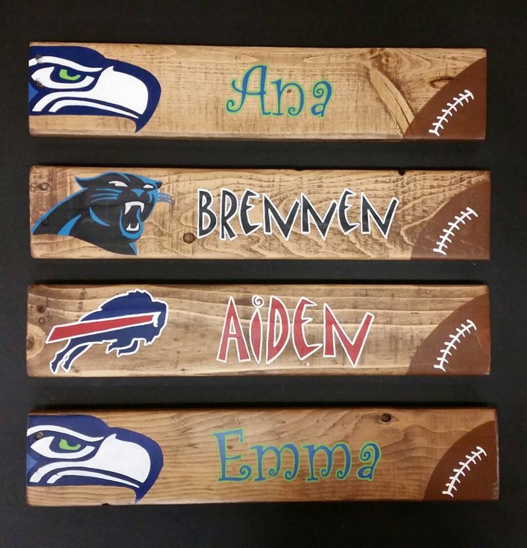 Personalized Sports Signs. Hand Painted on Reclaimed Pallet Boards. - Etsy